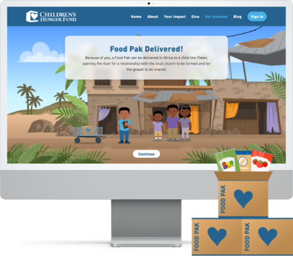 Virtual Food Pak – Children's Hunger Fund